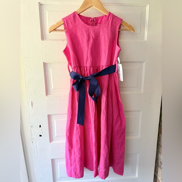 Maggie Breen too | Dresses | Maggie Breen Too Linen Pink Sleeveless ...